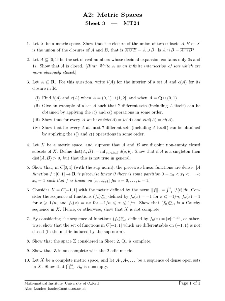 MS_24_Sheet3 (5) | PDF | Space | Mathematics