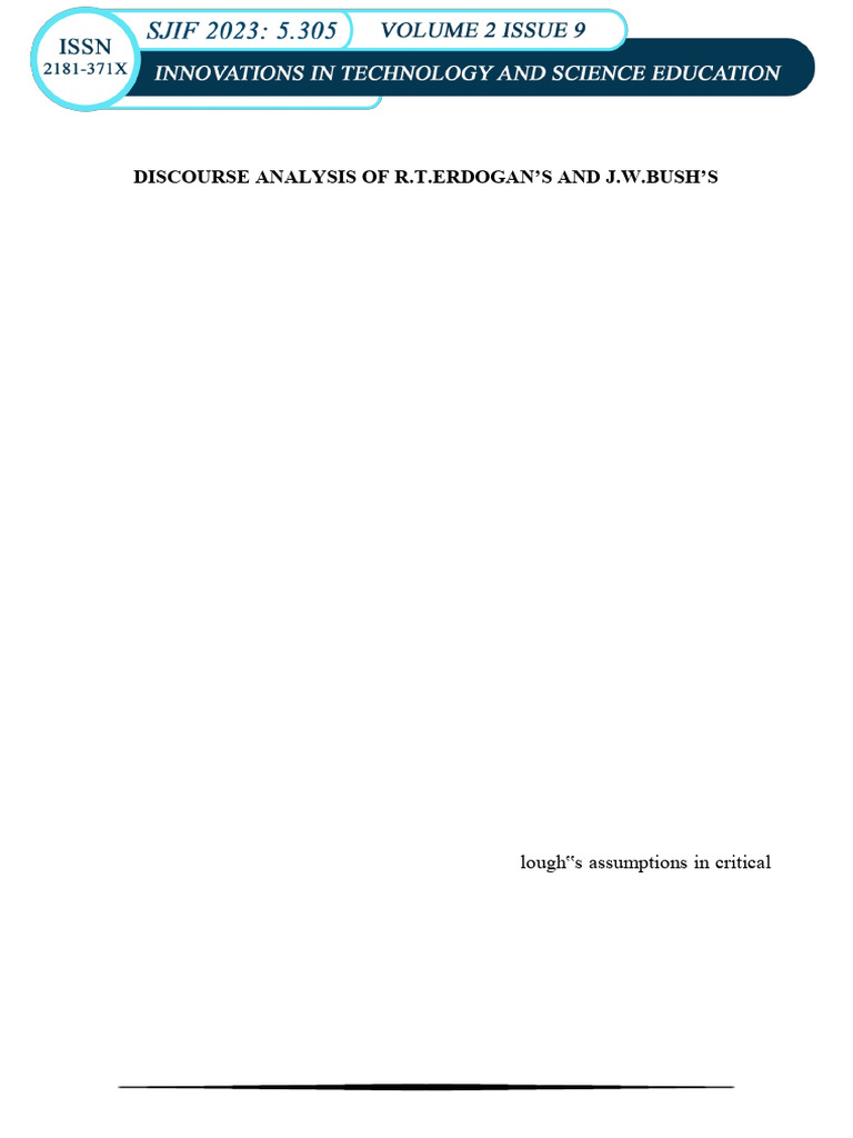 Ideology and Political Discourse A Critical 679-692 | PDF | Linguistics | Discourse
