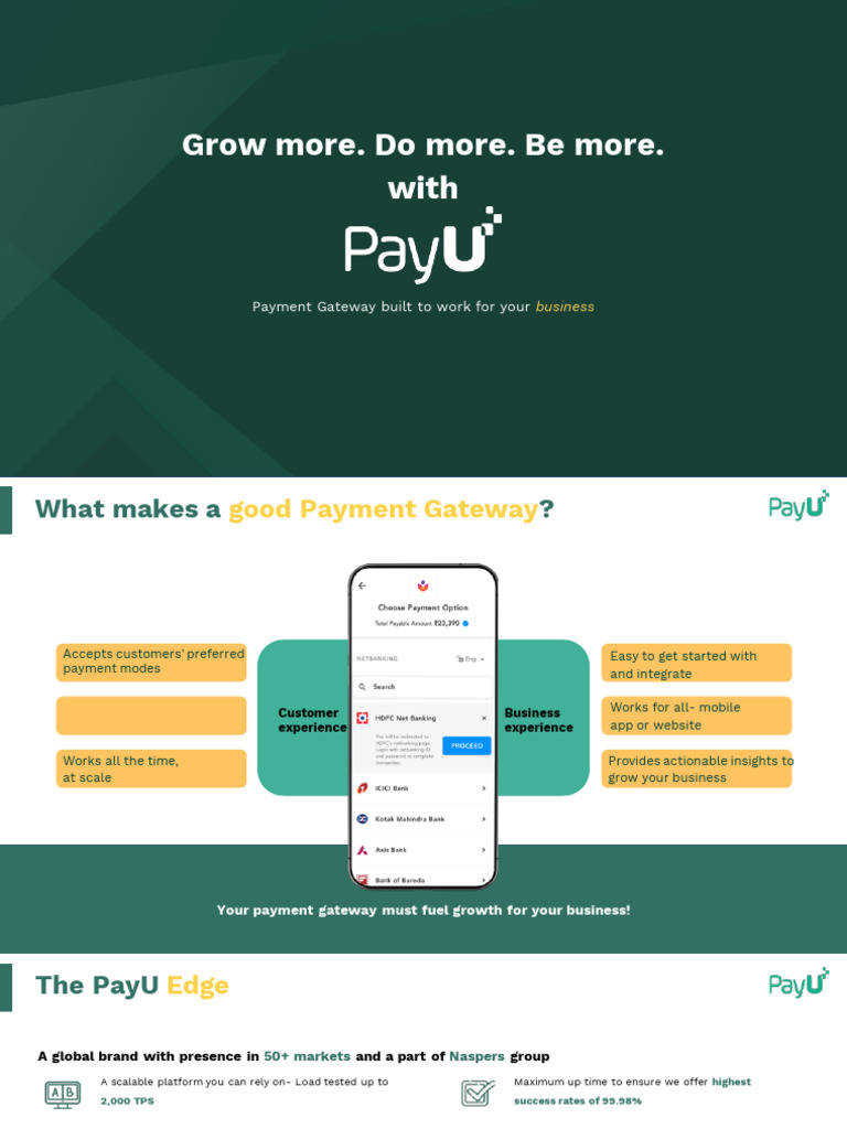 PayU PG | PDF | Payments | Debit Card