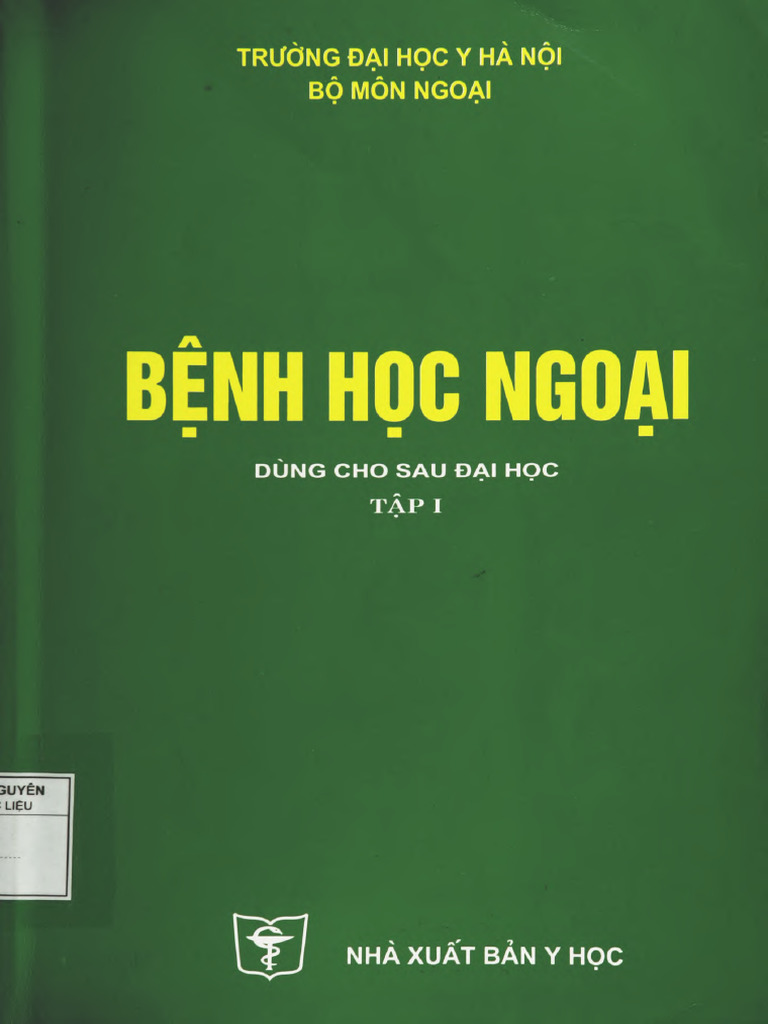 Benh Hoc Ngoai Khoa Sau Dai Hoc 1 HMU | PDF