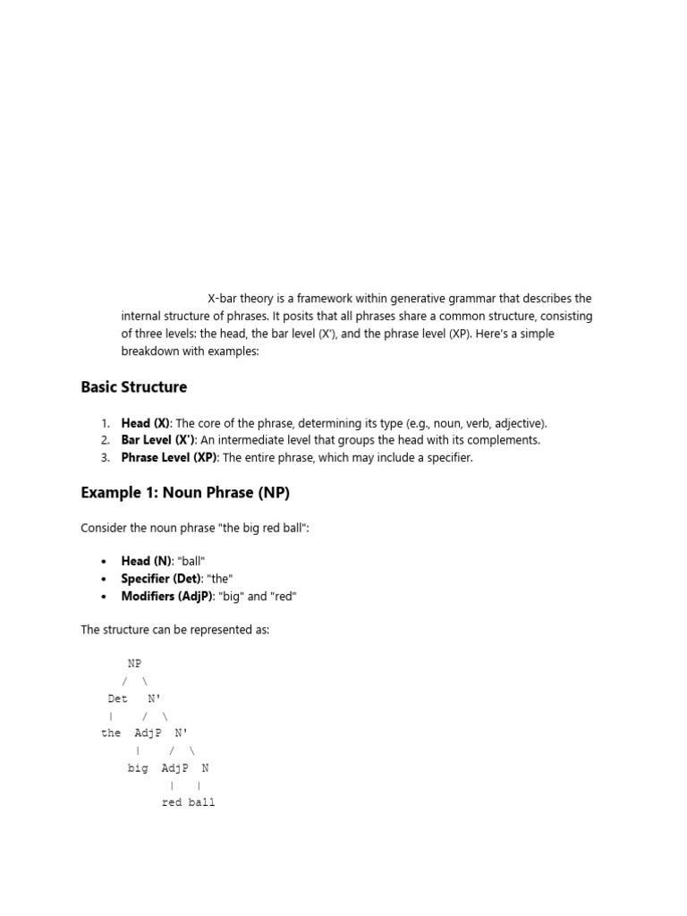Research On The 7 Modules of Government and Binding Theory | PDF | Phrase | Pronoun