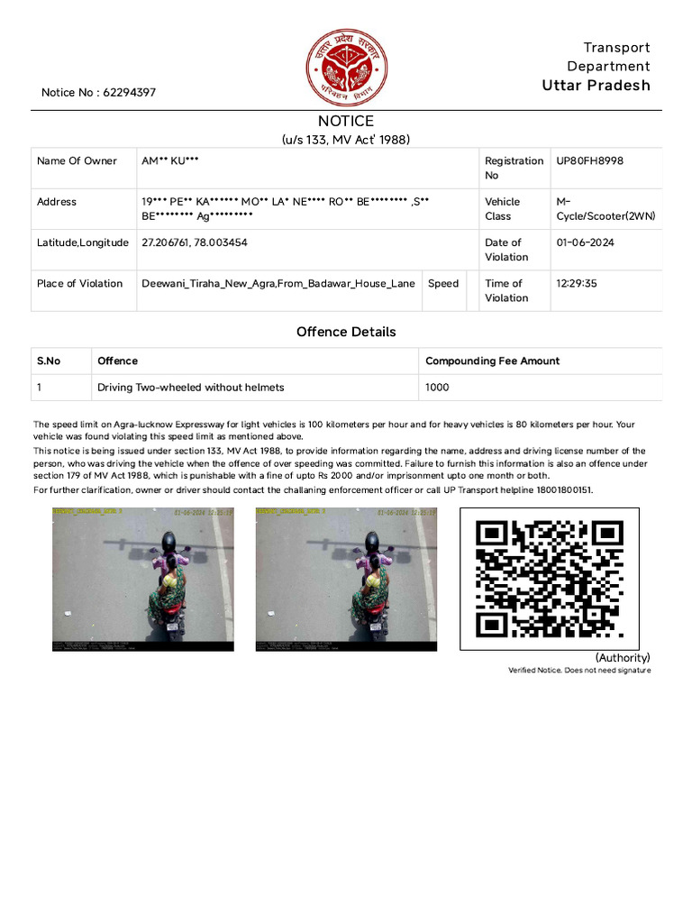 Notice | PDF | Land Transport | Vehicles