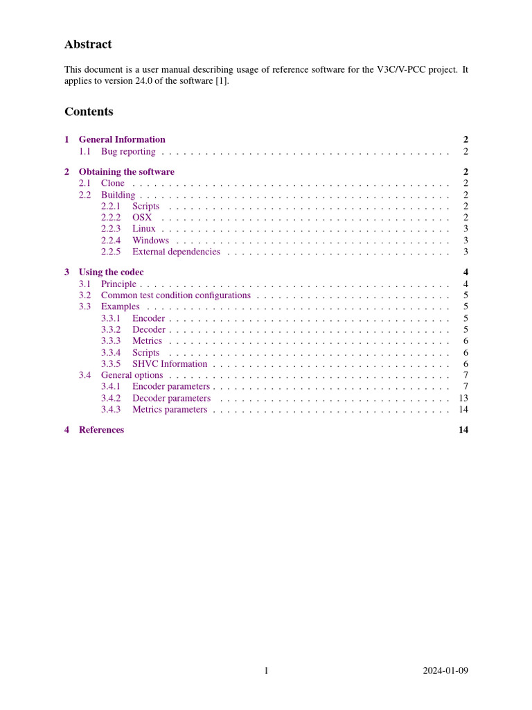 mpeg-pcc-tm2-sw-manual | PDF | Data Compression | Codec