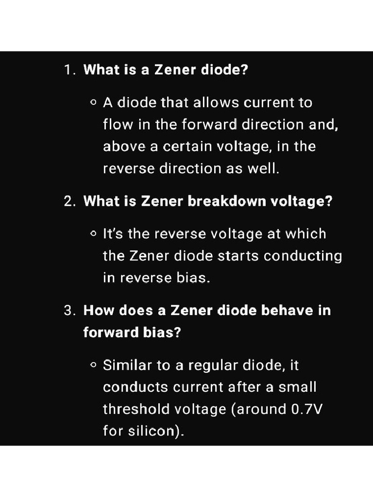 Analog Electronic Viva Question | PDF