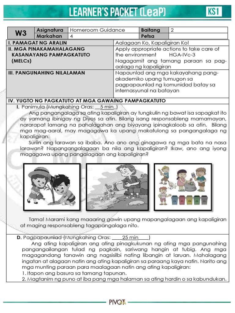 Q4-HGP-2-Week 3 | PDF