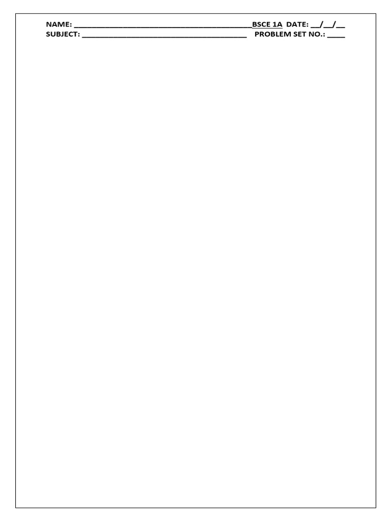 Pset Borderline | PDF