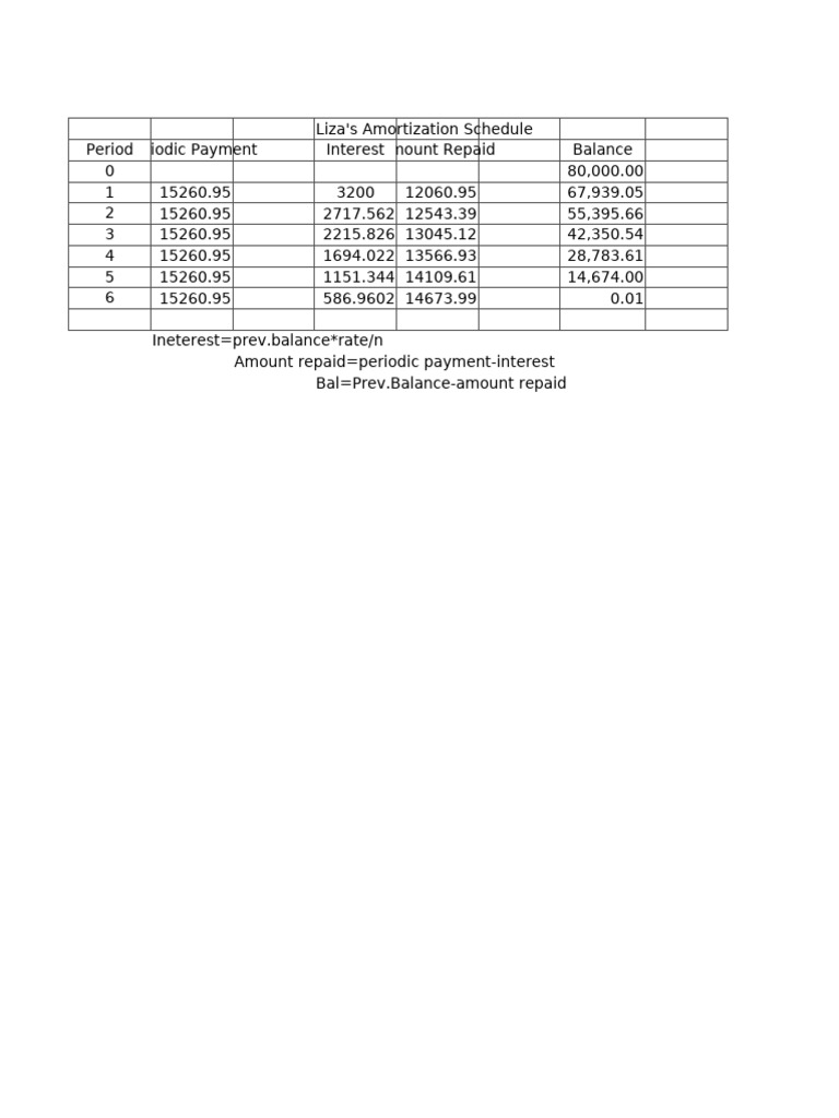 Amortization | PDF