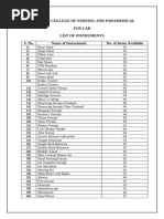 Hospital Inventory List | PDF