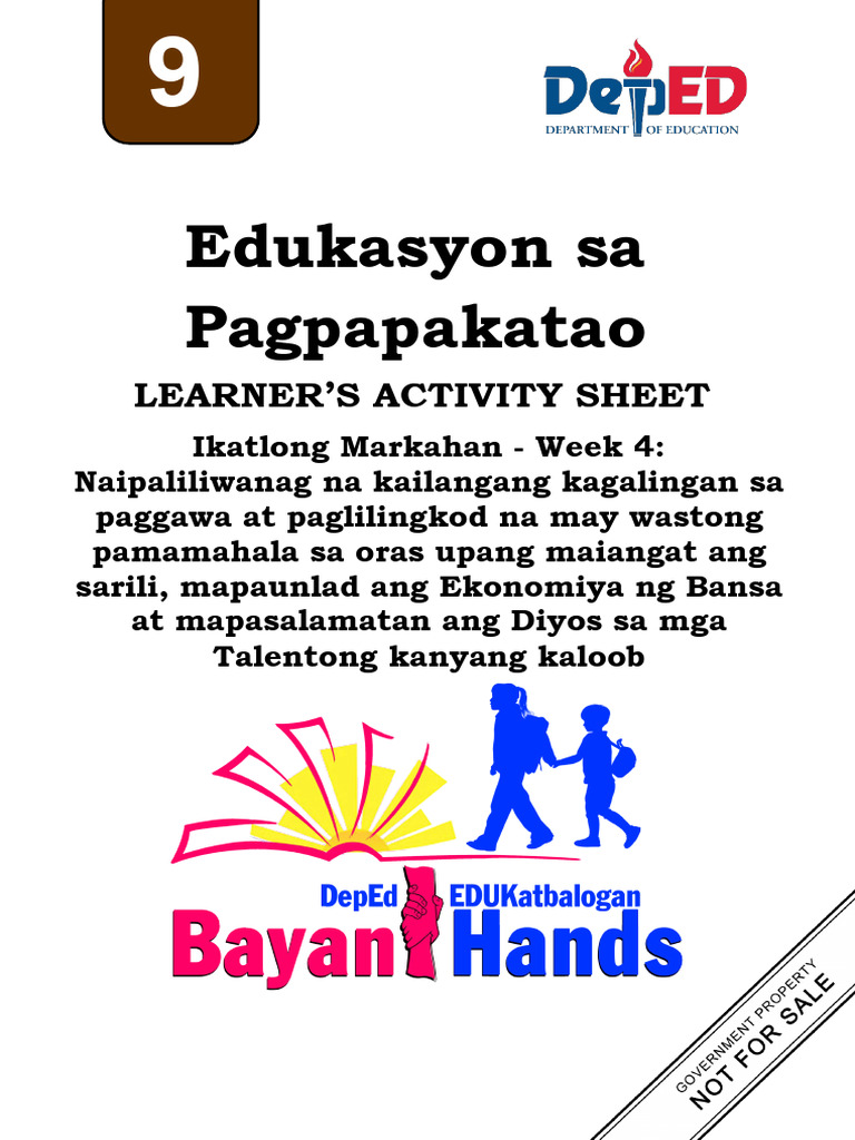 EsP9 Q3 LAS Week4 | PDF