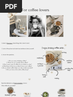 Coffee Lover Questionnaire | PDF