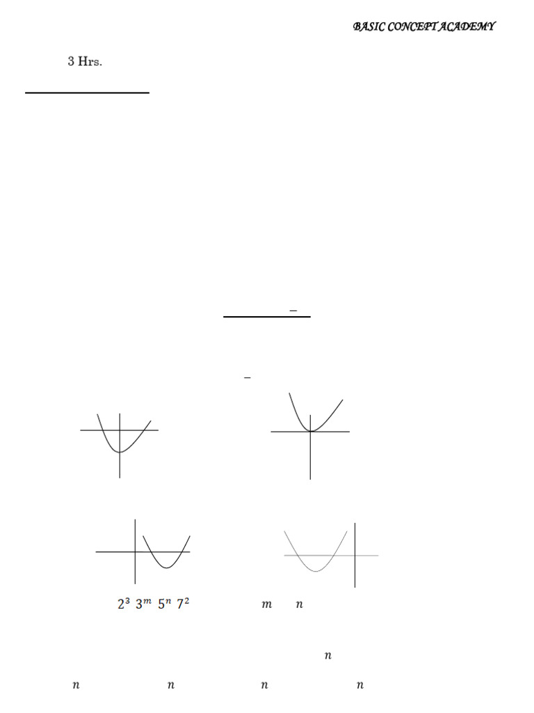 Class 10 Mathematics Grand Test Paper | PDF | Area | Equations