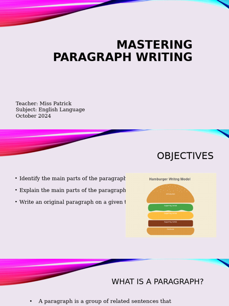 Mastering Paragraph Writing Building Blocks of Great Essays | PDF ...