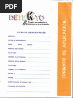Examen Logopédico ELA-Albor | PDF | Artes del Lenguaje y Comunicación ...