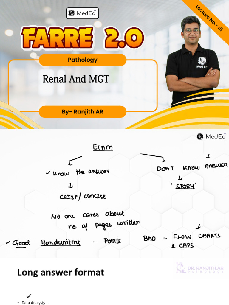 Renal and MGT 01 - Class Notes PDF | PDF | Medicine | Urinary System