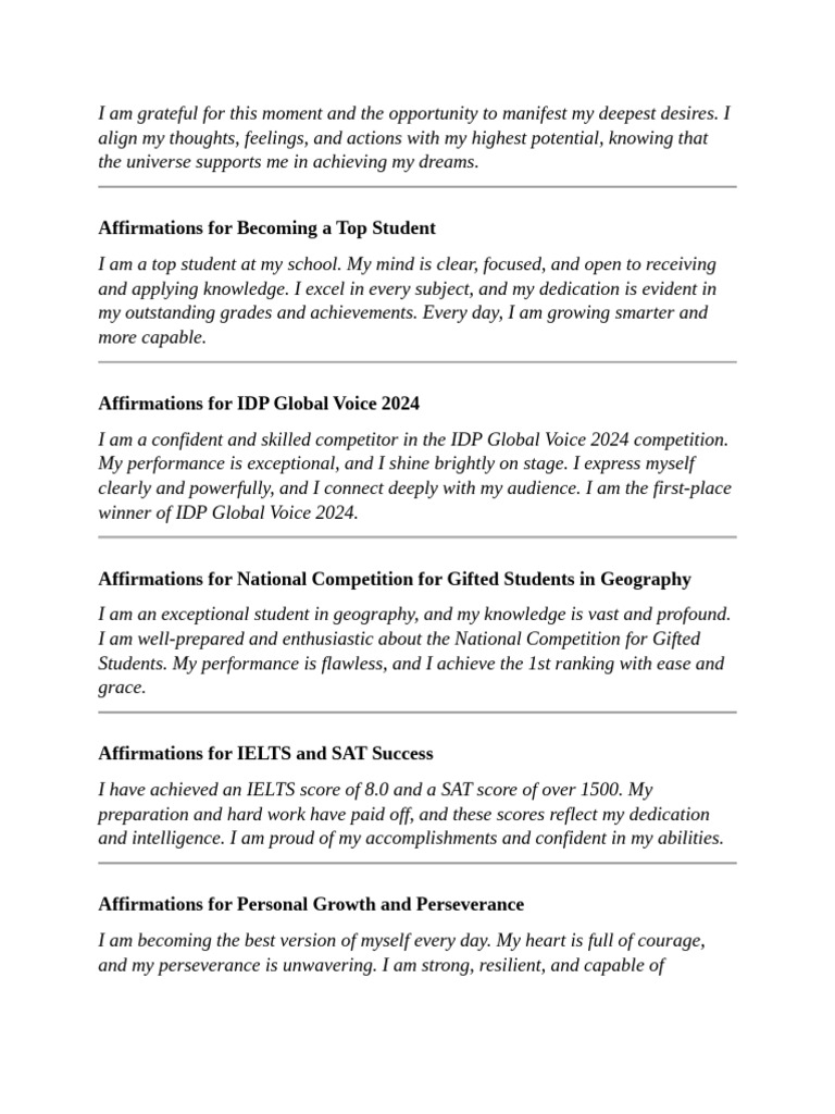 Manifesting Script | PDF | Leadership | Courage