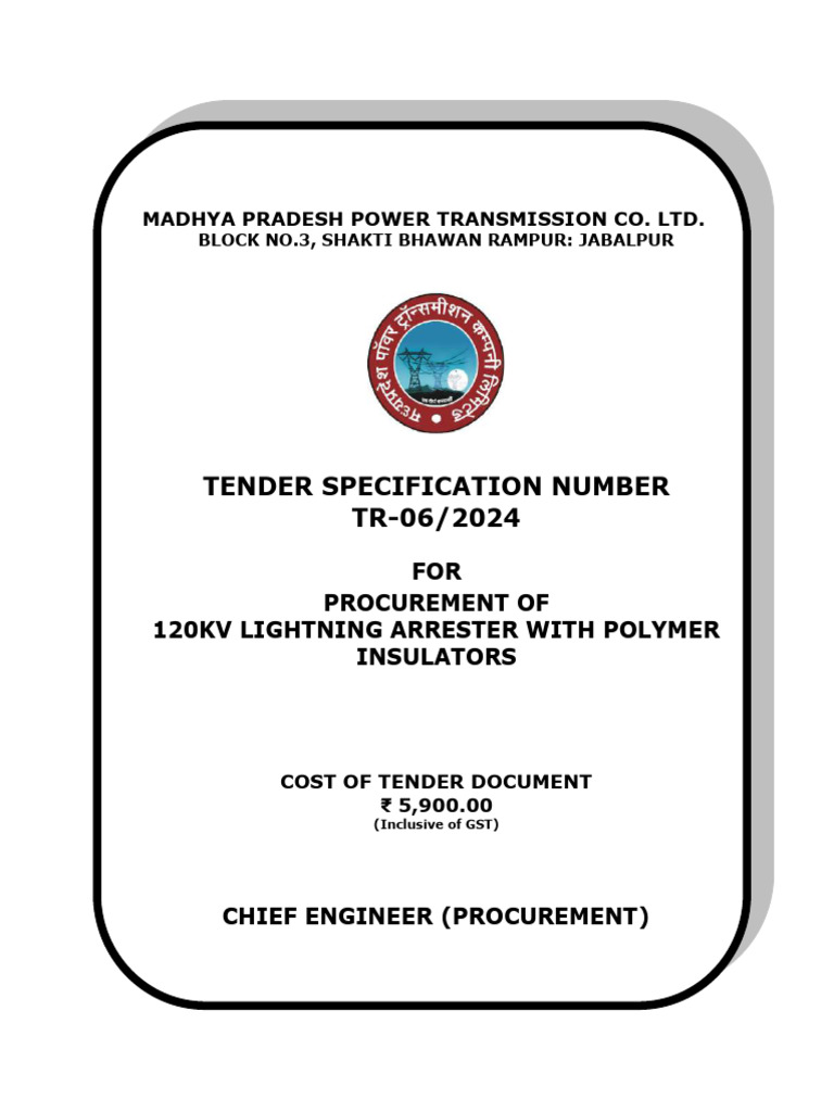 Tender Doc TR062024Tenderdoc-Compressed 190224 | PDF