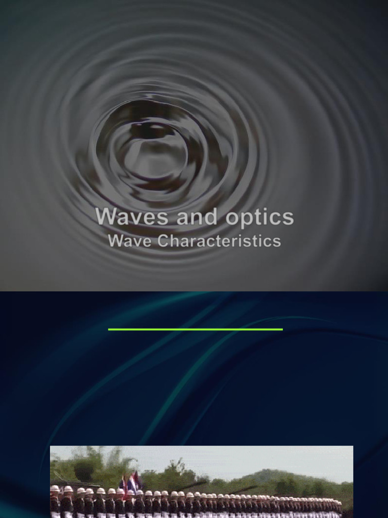 1 Introduction to Waves Characteristics NEW | PDF | Waves ...