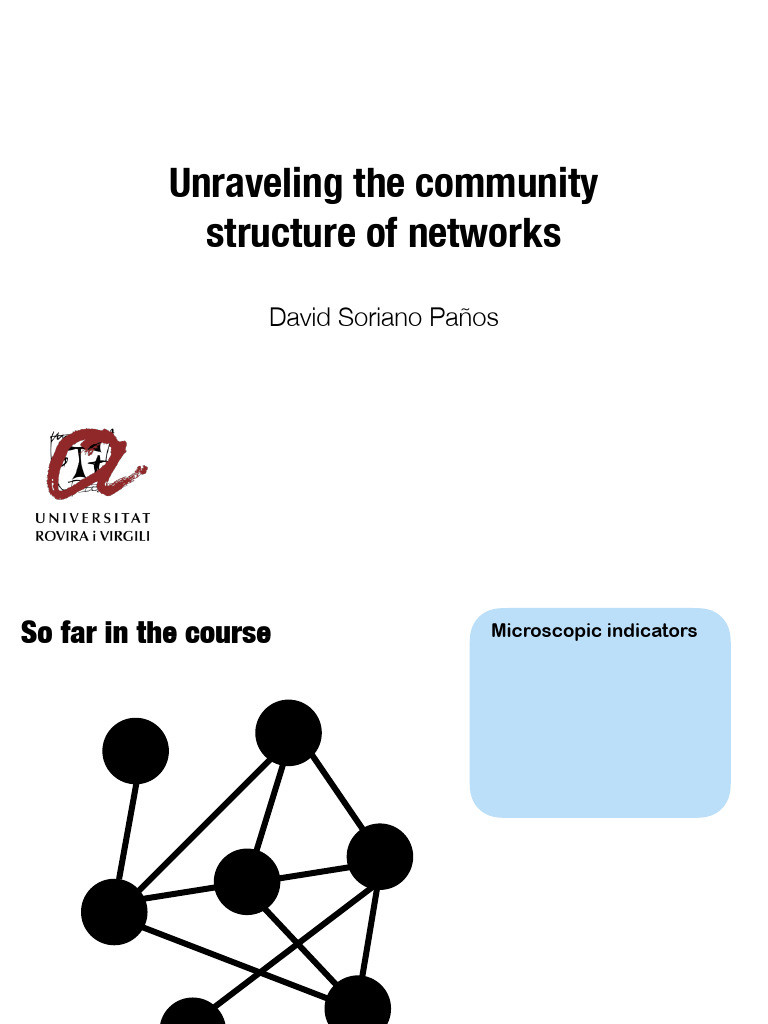 Community Detection | PDF | Cluster Analysis | Algorithms And Data Structures