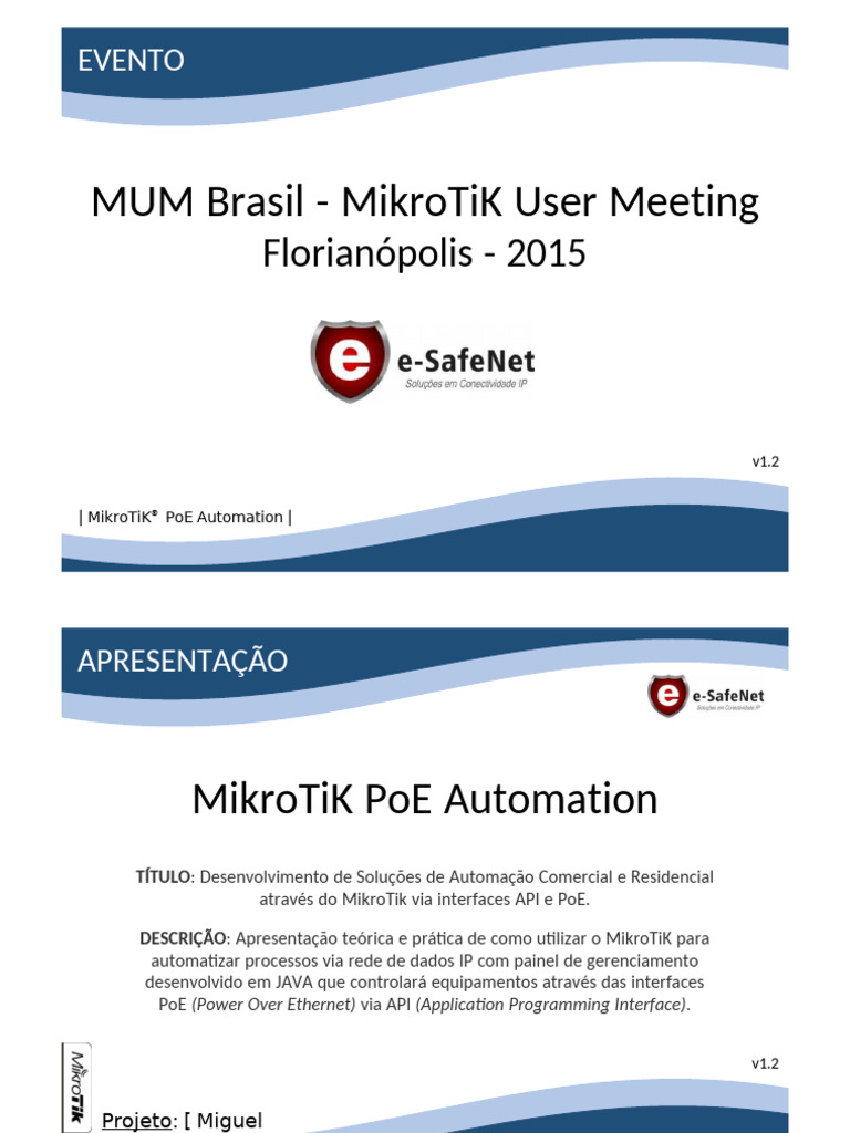 Presentation - 2546 - 1447074778 Mikrotik | PDF | Rede de computadores ...