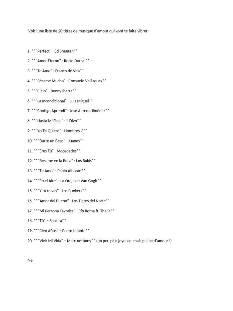 Voici Une Liste-WPS Office | PDF