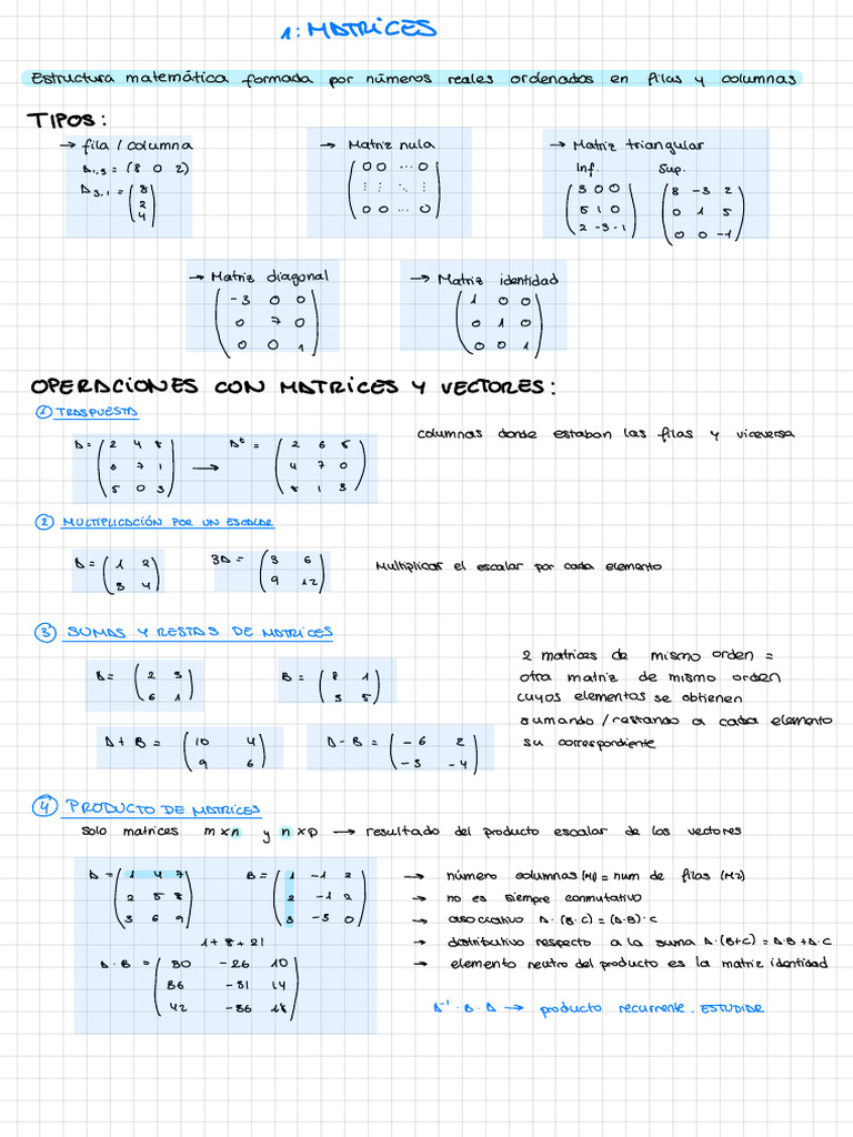 Algebra I | PDF | Matriz (Matemáticas) | Base (álgebra lineal)