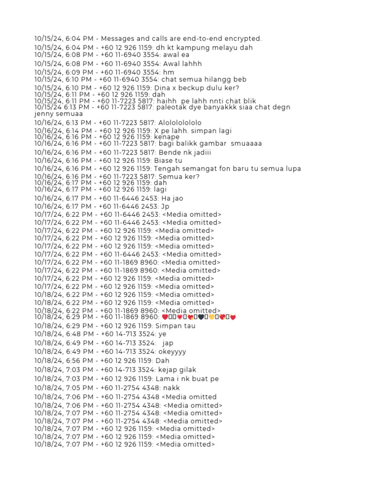 WhatsApp Chat PDF | PDF
