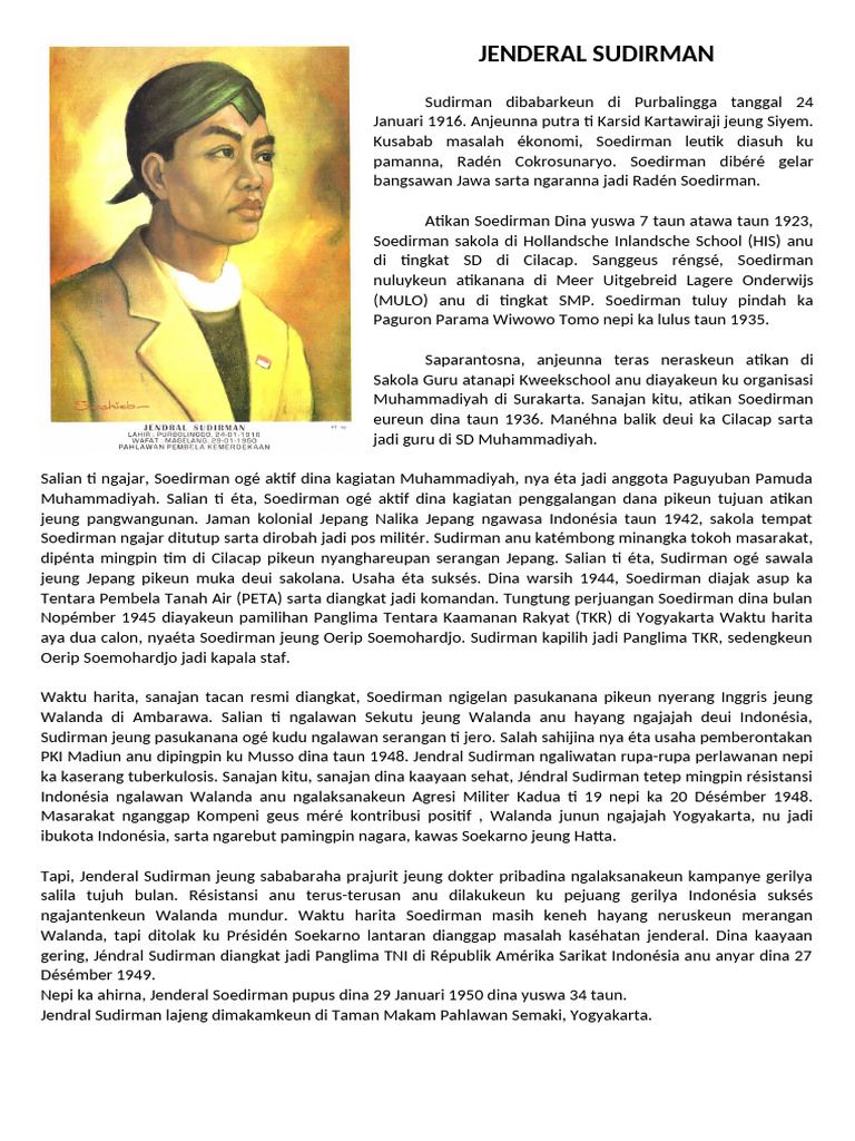 Jenderal Sudirman | PDF