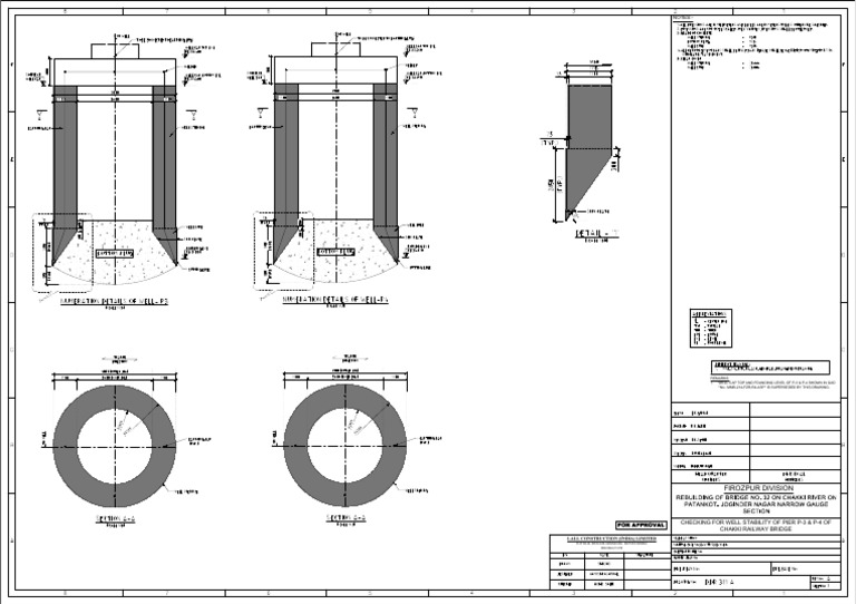 DDR 311-For Well Stability of Pier p3 & p4 | PDF