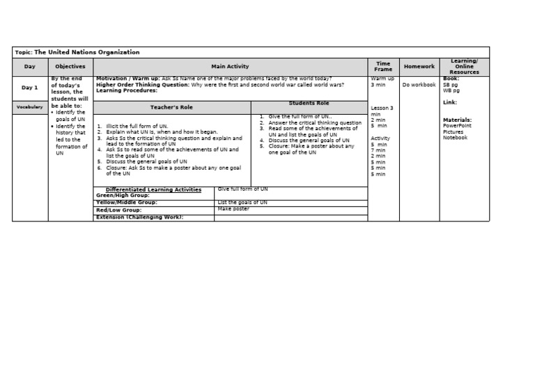 Week 1 Year 5 plan | PDF | Cognitive Science | Learning
