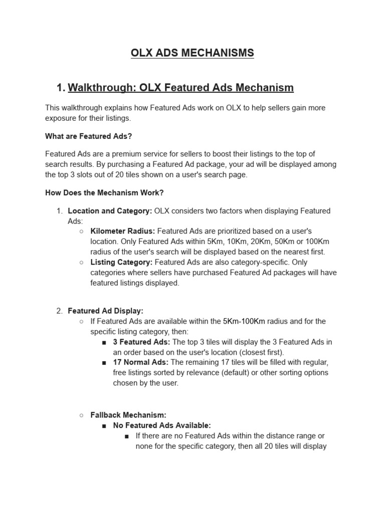 OLX Ad Mechanism and Posting Videos on Platform | PDF | Computing | World Wide Web