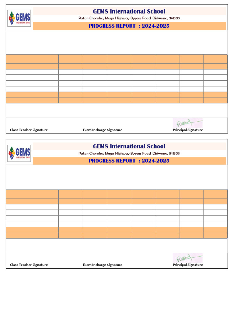 Class 5th Marksheet | PDF