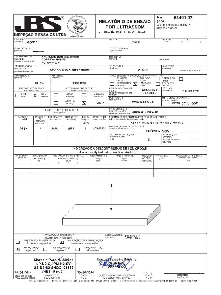 13514-ASTM A578-07 Nível C | PDF
