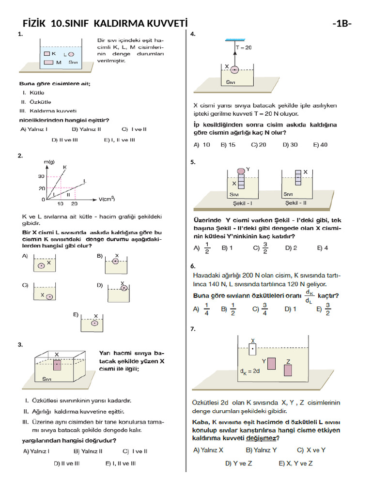 4 Kaldirma Kuvveti̇ 1b | PDF