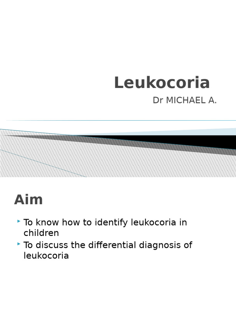 Leukocoria | PDF | Neoplasms | Causes Of Death