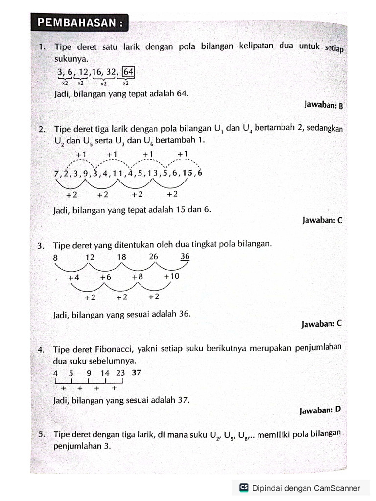 TIU Deret Angka | PDF