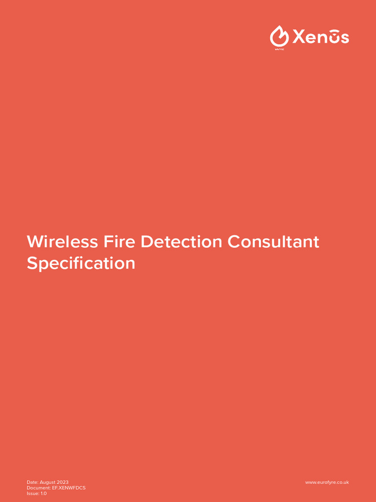 Wi-Fyre-Xenos-Wireless-Fire-Detection-Consultant-Specification | PDF ...