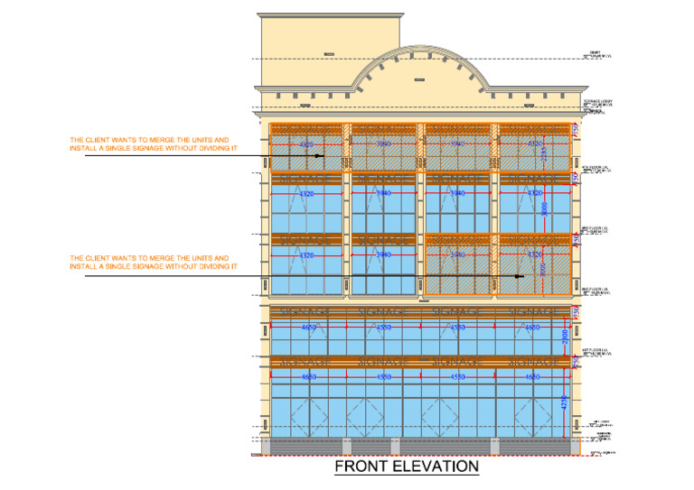For Facade Branding - Commercial Buidling - Client Requirement-Model | PDF