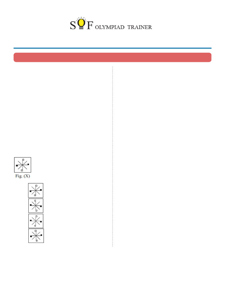 IMO Level-1 Mock Test 6 Class 8 - Answer | PDF | Mathematics ...