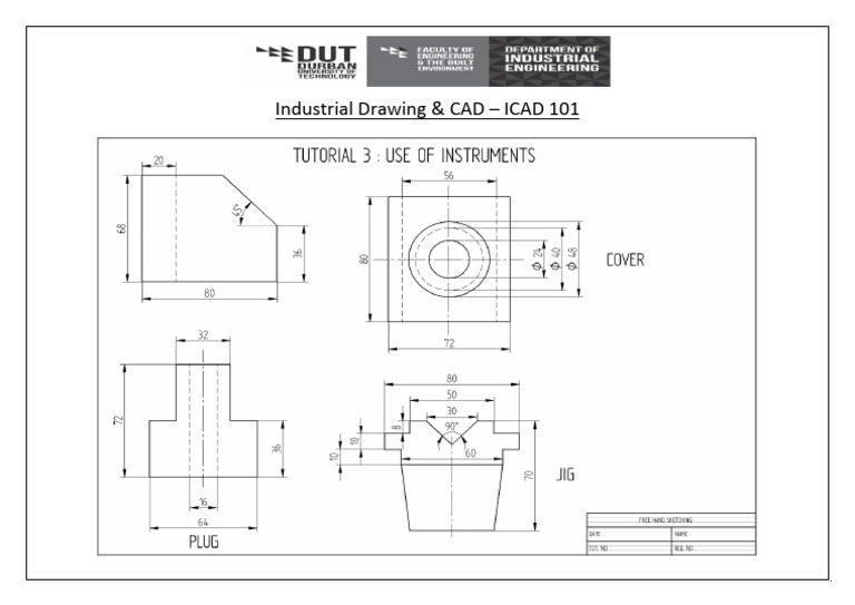 Ind Draw CAD - Tutorials 3 - Use of Instruments | PDF