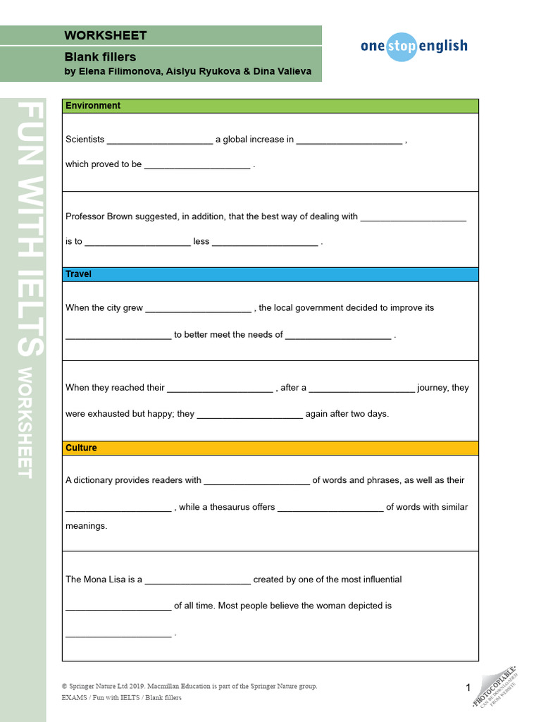 Sentence Completion Activity | PDF | Lexicology