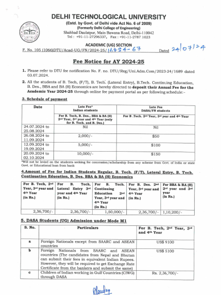 Research Paper On Fees Updation | PDF