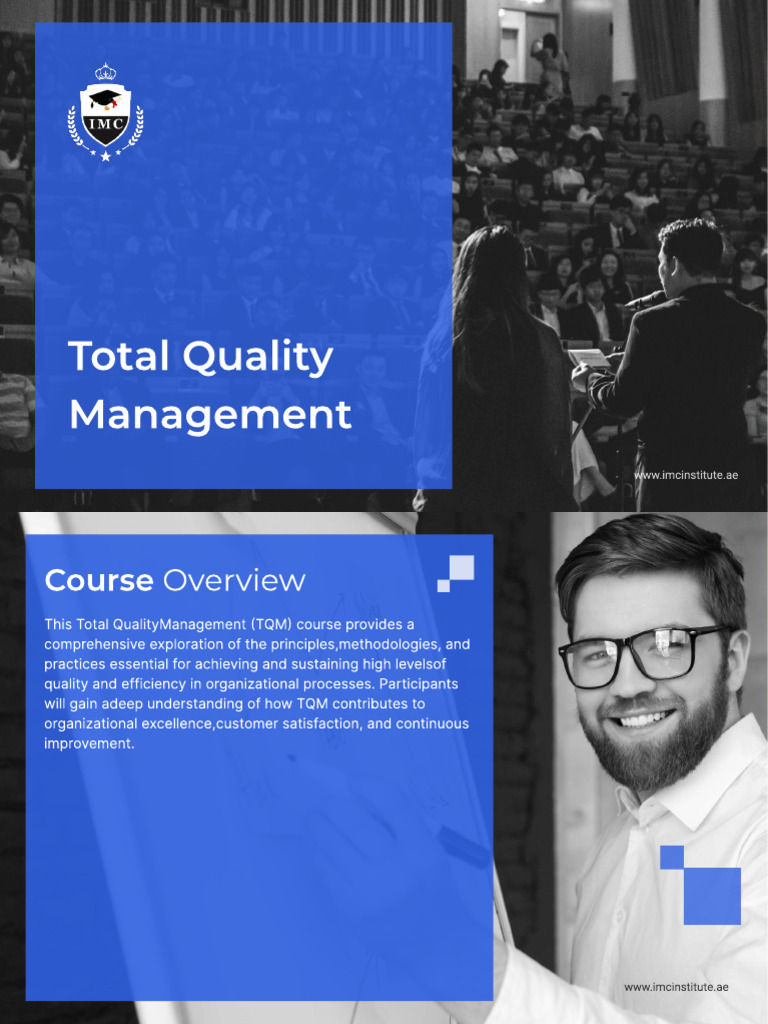 Total Quality Management Course Overview | PDF | Quality Management ...