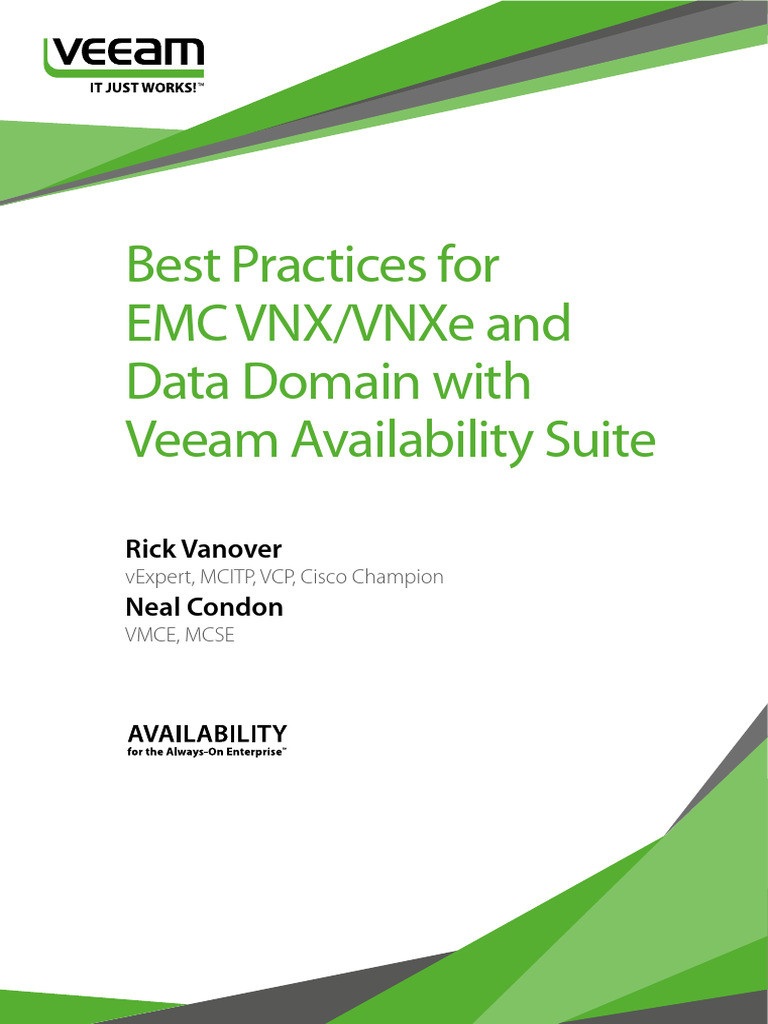 Best Practices - EMC VNX Data Domain | PDF | Backup | Replication ... Best Practices - EMC VNX Data Domain | PDF | Backup | Replication ...
