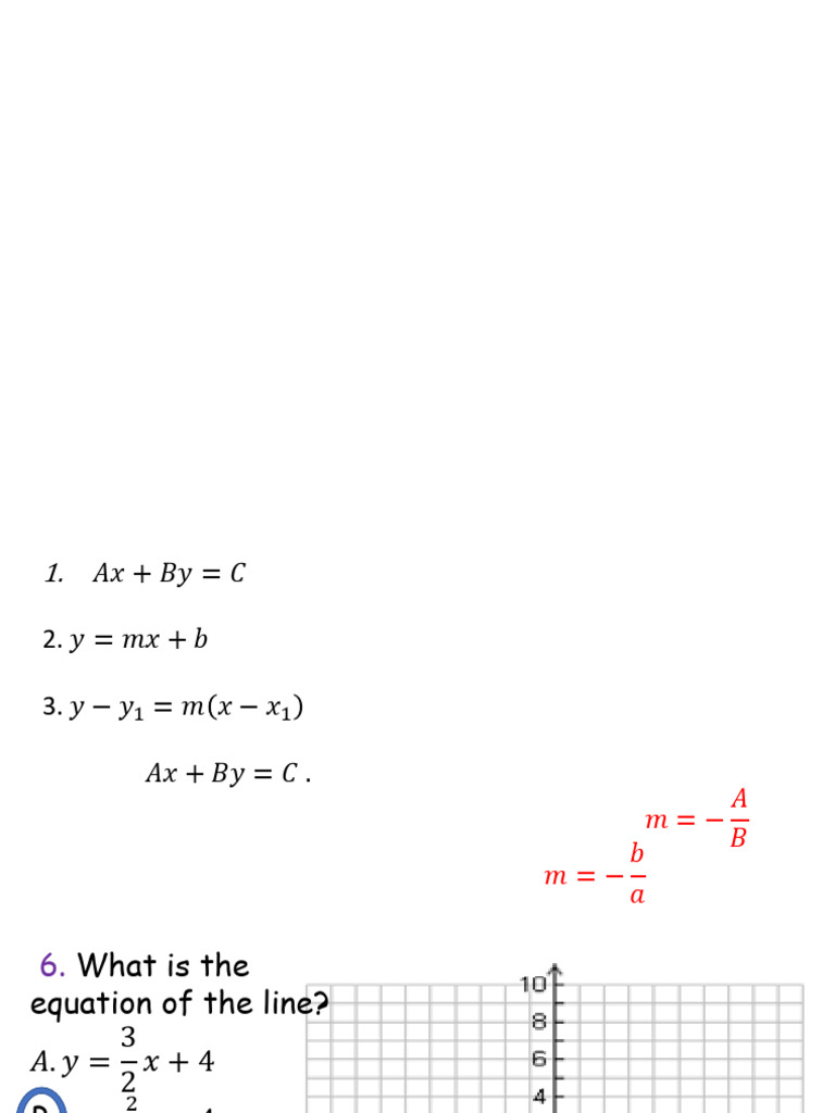 24.-Writing-Equation-of-a-Line_given-2-points_intercepts_etc | PDF | Mathematical Analysis ...