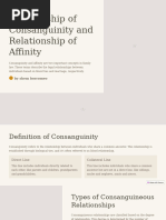 Consanguinity Chart | PDF | Law