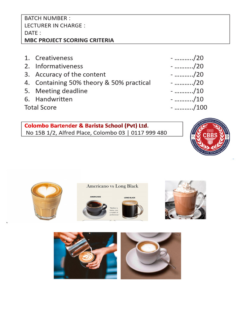 MBC Project Scoring Criteria | PDF