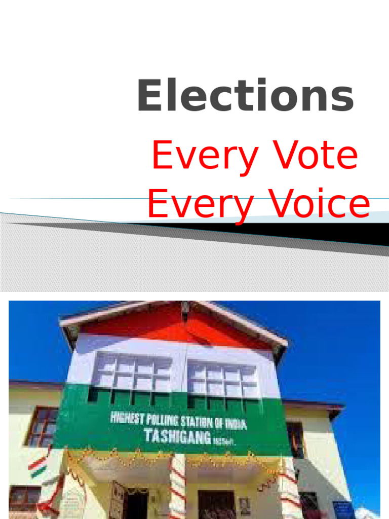 Elections Std 7A Ms Kanchan | PDF