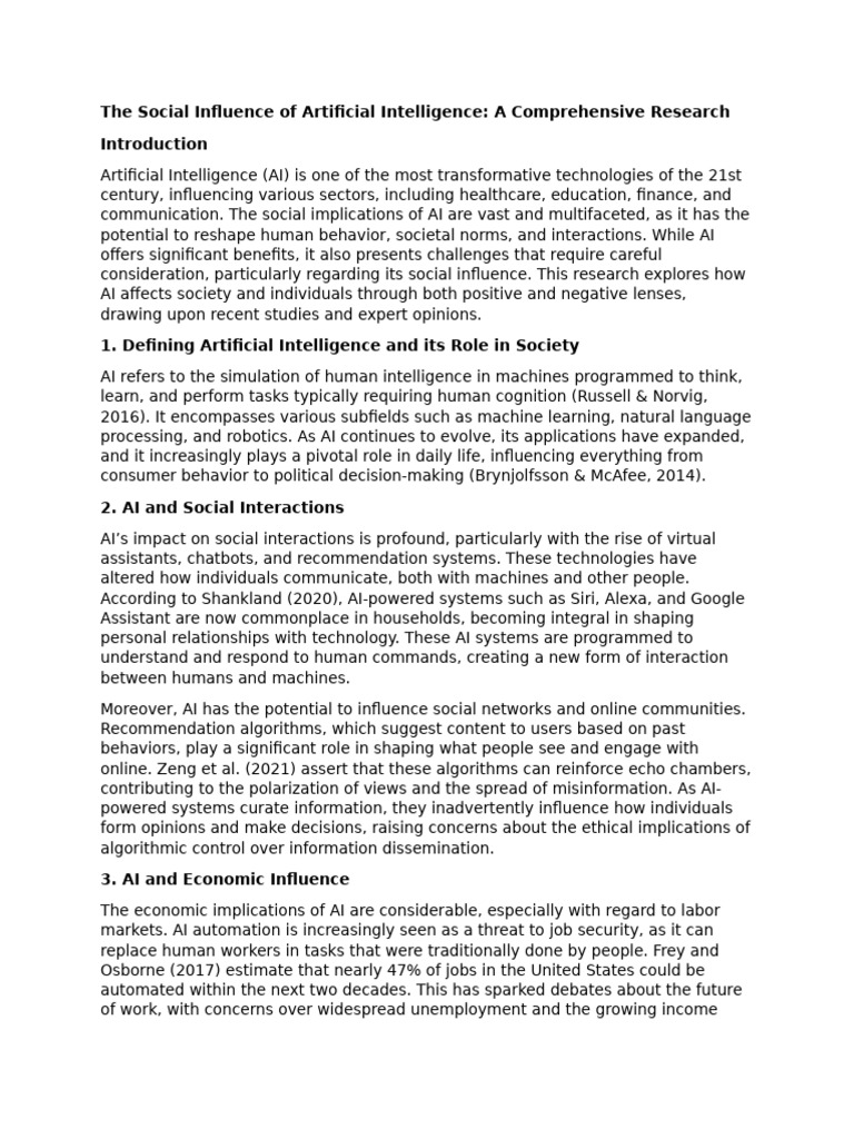 ai-soc-inf-res-draft | PDF | Artificial Intelligence | Intelligence (AI) & Semantics