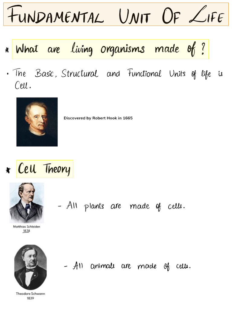 Cell-Fundamental Unit Um | PDF