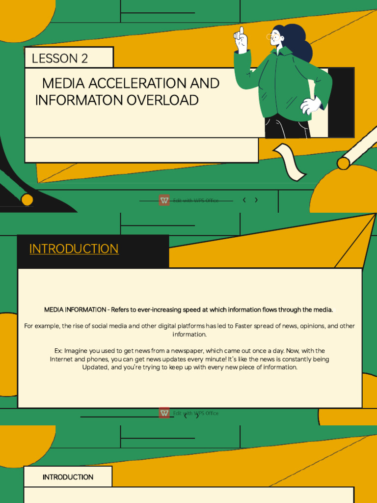 Lesson2 The Media Acceleration and Information Overload | PDF | Social Networking Service ...